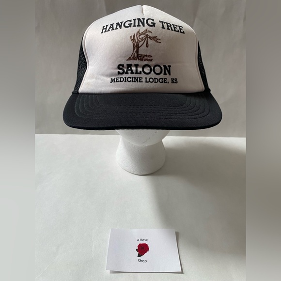 Accessories | Vintage Blackwhite Hanging Tree Saloon Snapback Trucker ...